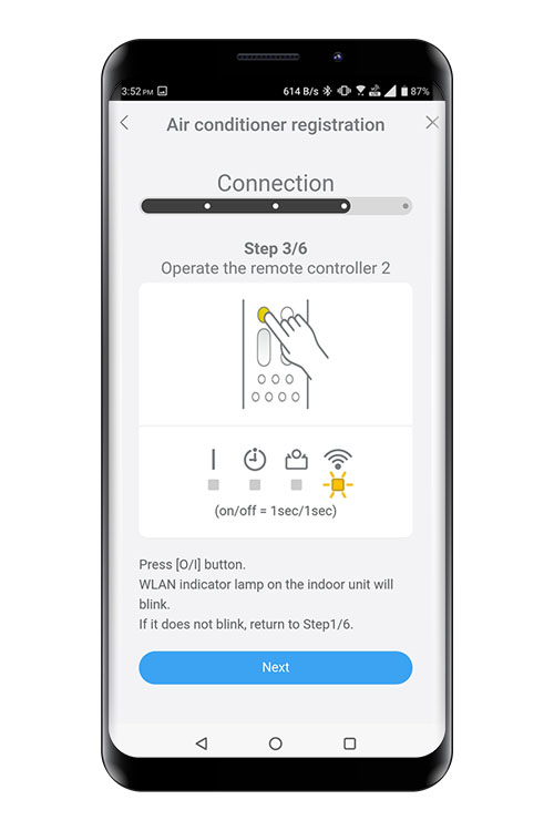 SET UP: STEP3: Pairing - AIRSTAGE Mobile app: USB-RC 3 Easy connection ...