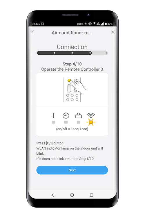 SET UP: STEP3: Pairing - AIRSTAGE Mobile app: USB-RC 4 Manual ...